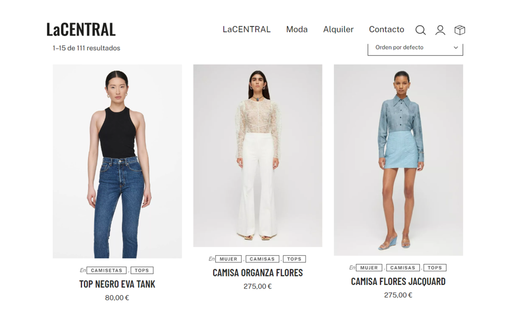 Ejemplo De Página Web Para Moda [A Medida]